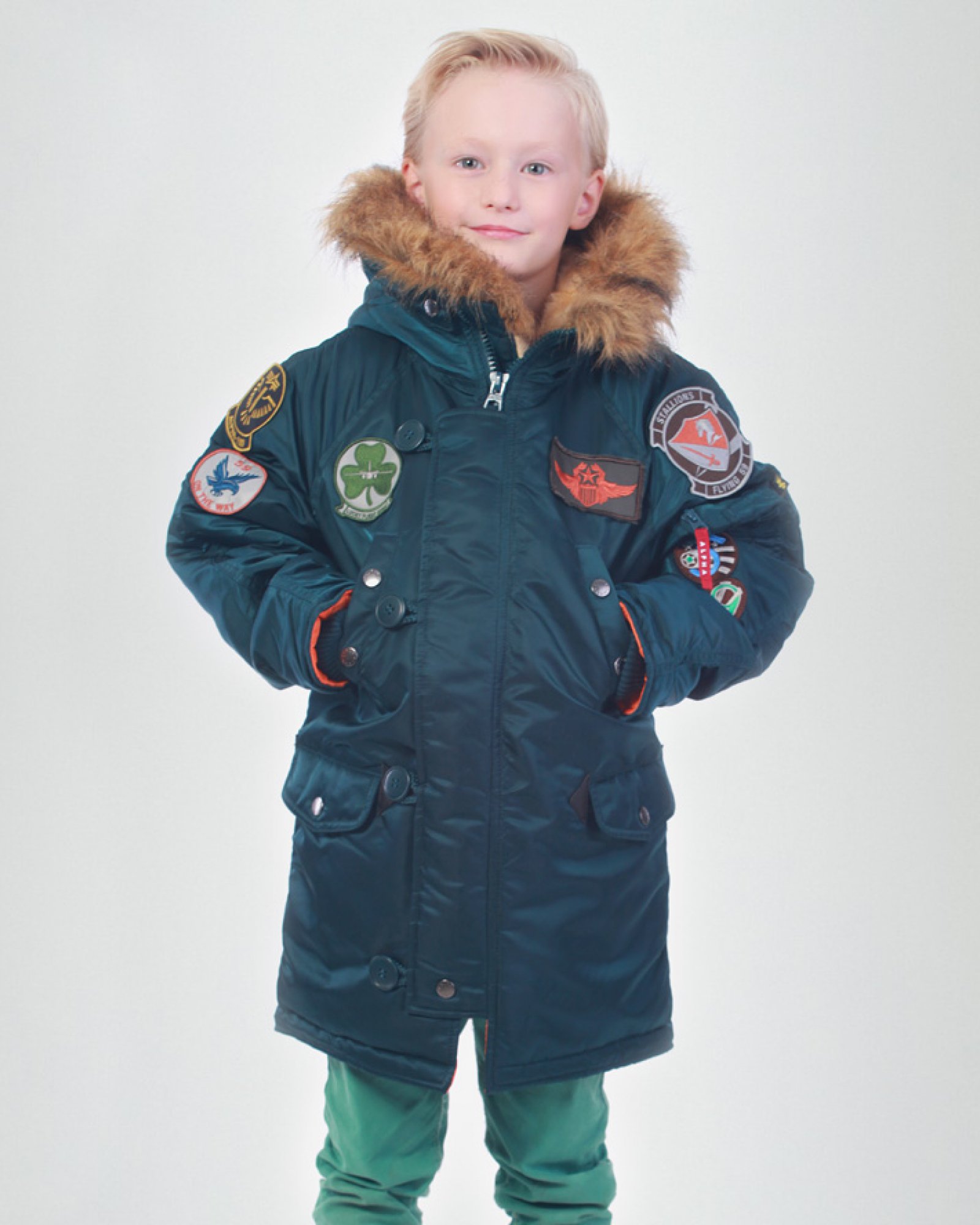ALPHA INDUSTRIES FOR KIDS FASHION Детская мода уличного стиля