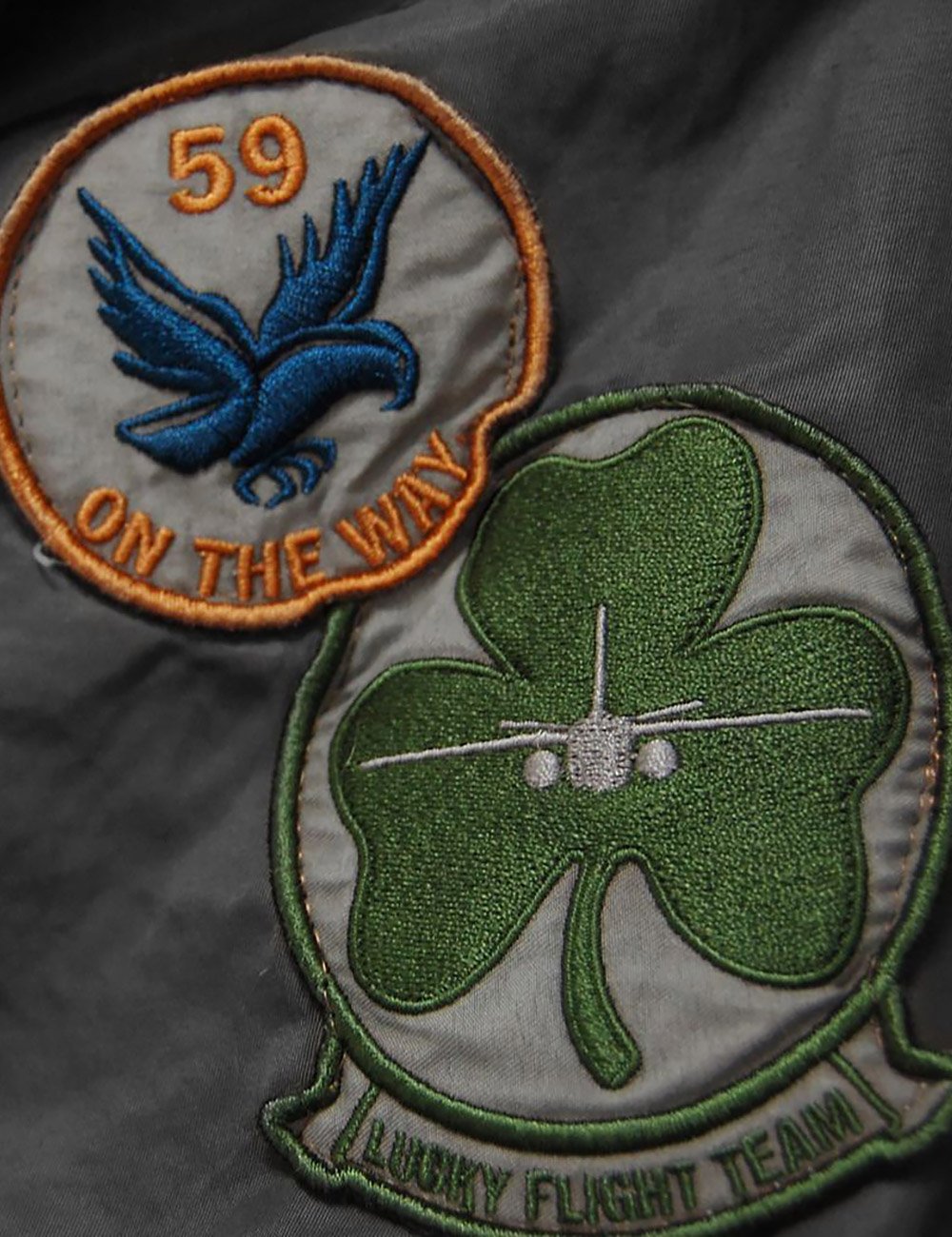 Летная куртка CWU PILOT X Alpha Industries™ черно-серого цвета купить в ...