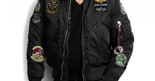 Летная куртка CWU PILOT X Alpha Industries™ черно-серого цвета купить в ...