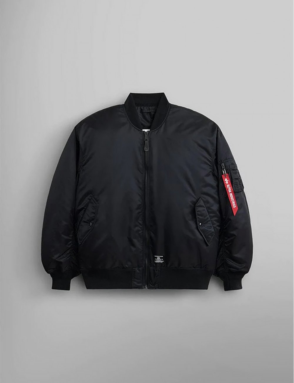 Куртка OVERSIZED MA-1 BLOOD CHIT GEN II BOMBER JACKET черного цвета ...