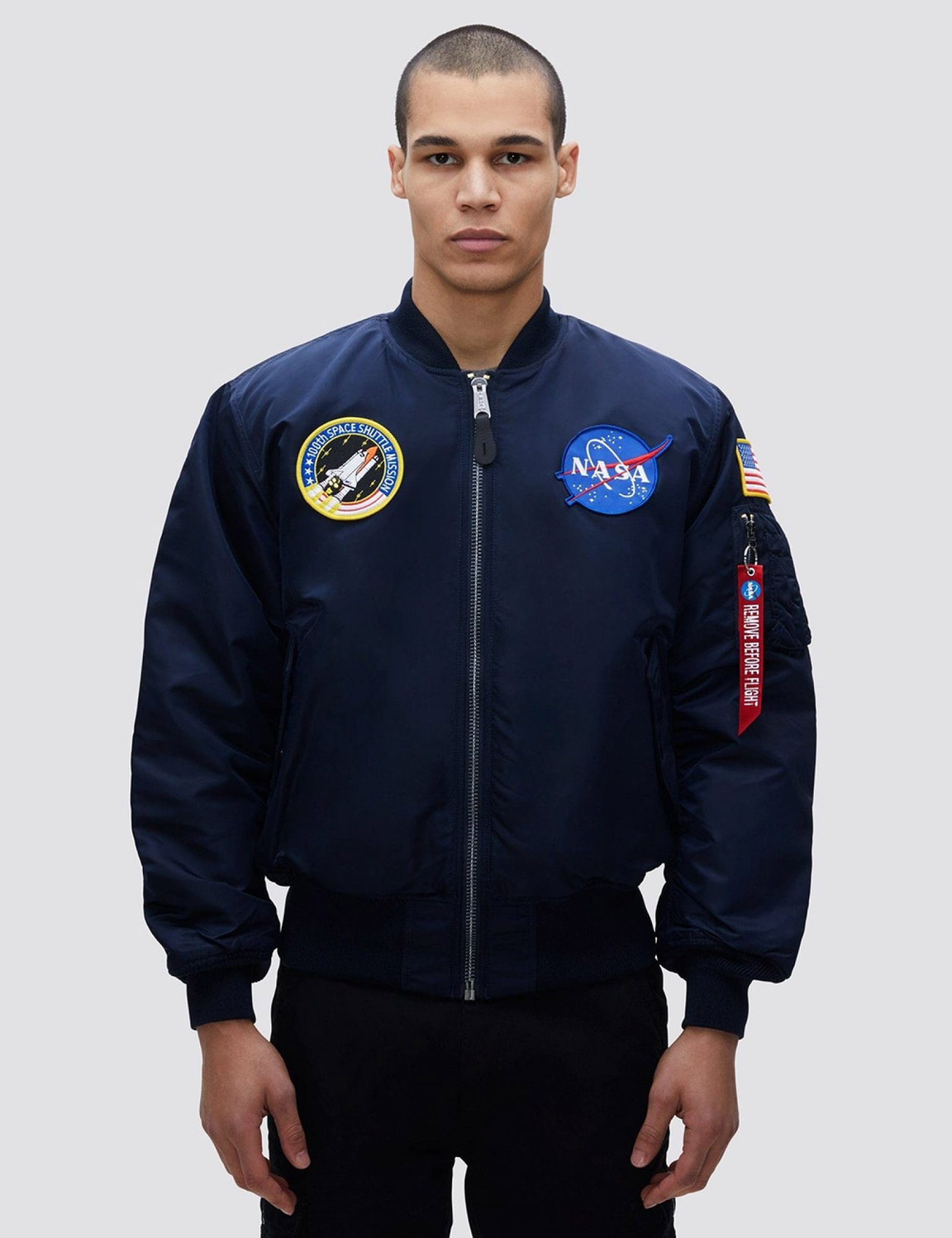 NASA MA-1 BOMBER JACKET Alpha Industries™ цвет Replica blue, Куртка ...