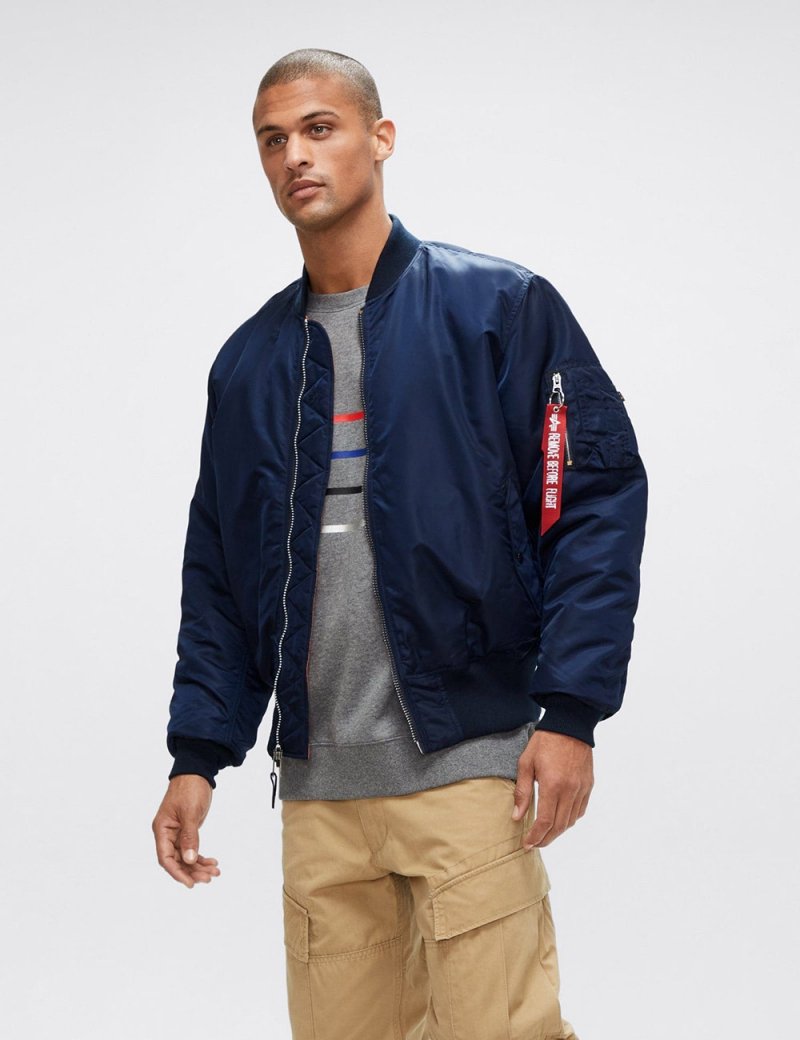 Мужской бомбер APOLLO MA-1 BOMBER JACKET Alpha Industries™ цвет New ...