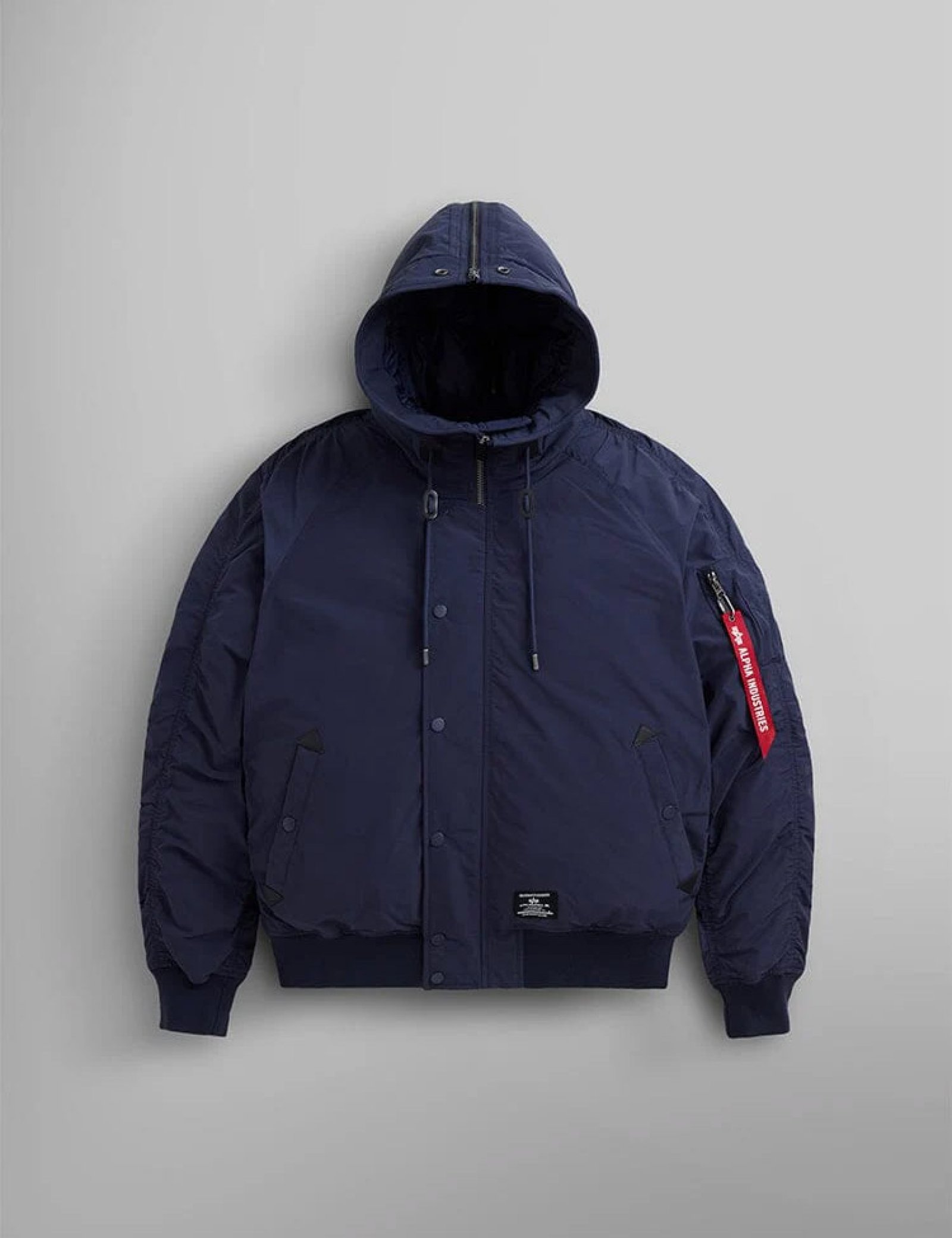 Зимняя короткая куртка N-2B ALTITUDE PARKA Alpha Industries™ цвет Replica-blue, Короткая мужская ...